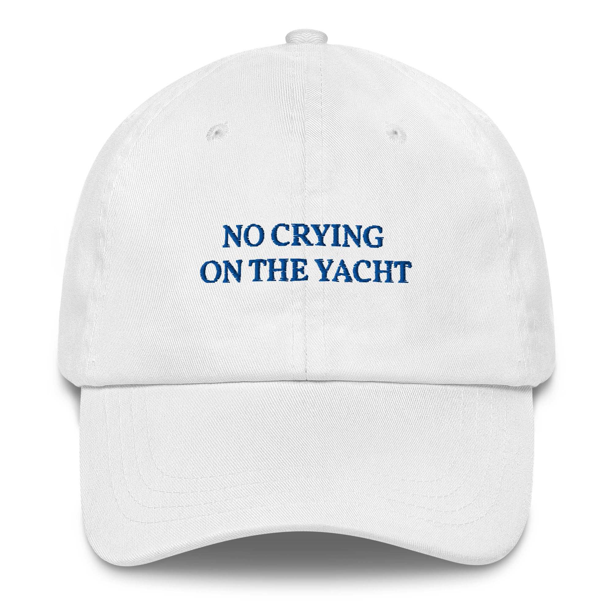 No crying on the Yacht - Cap